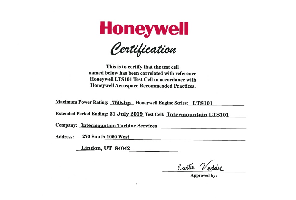 Training | Intermountain Turbine Services