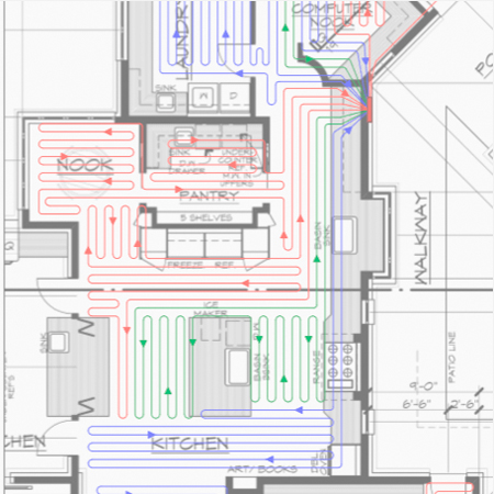 Radiant Heat Layout Design